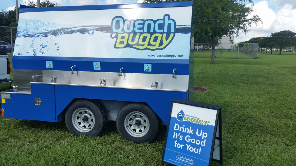 Water Trailer Rentals | Water Station Rental | Quench Buggy